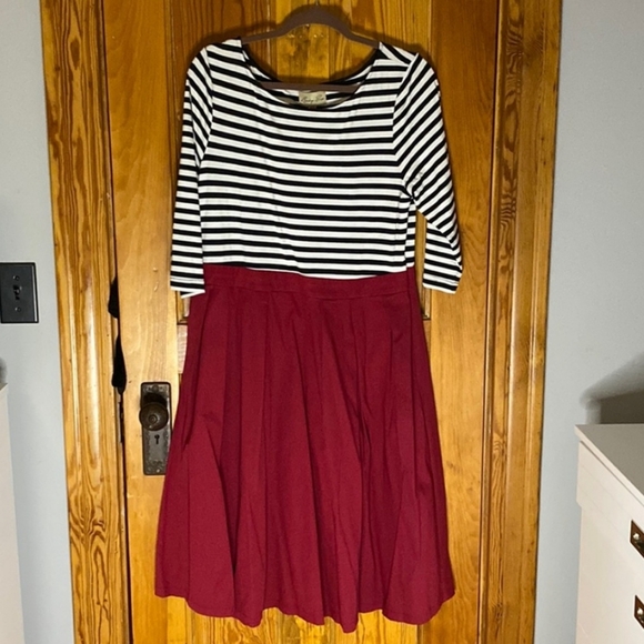 Lindy Bop | Dresses | Lindy Bop Retrostyle Josefine Red Black White ...